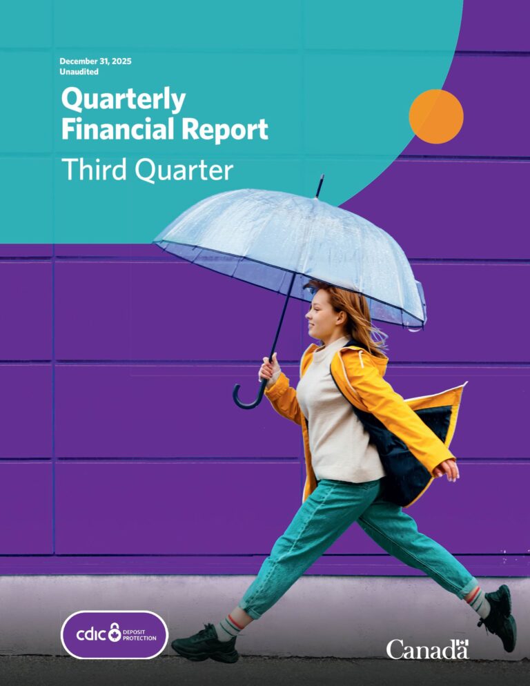 Quarterly Financial Report — CDIC
